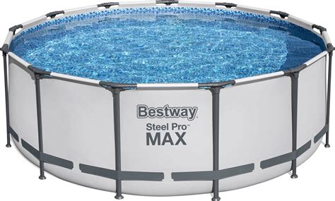Bestway Steel Pro Max™ Frame Pool Set Ø 396 X 122 Cm Includes Filter Pump Pools Shop