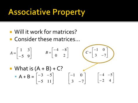 Ppt Properties Of Matrices Powerpoint Presentation Free Download