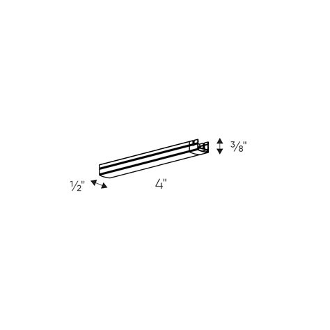 Linu Linu04 3k Under Cabinet Led Ultra Slim Linear 4 Extension With