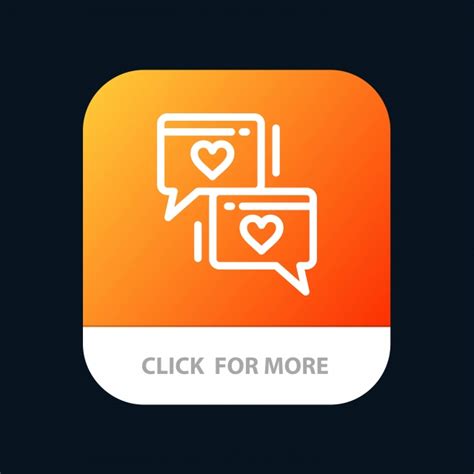 Android Ios Vector Art Png Chat Love Heart Wedding Mobile App Button
