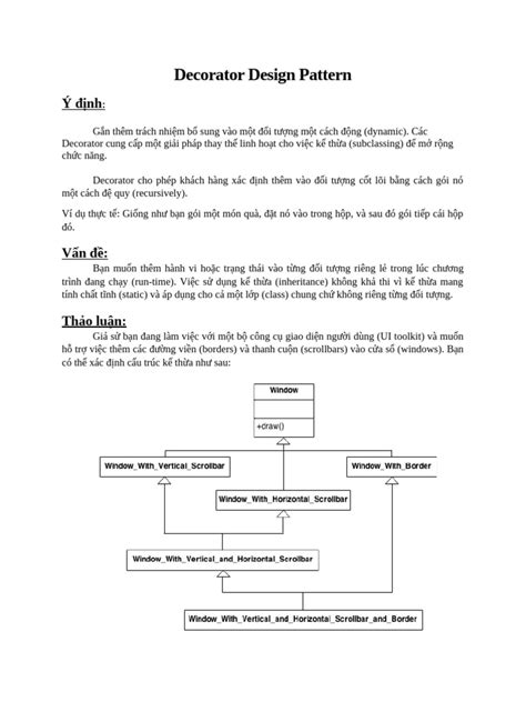 Decorator Design Pattern Pdf