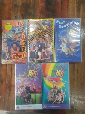 Hi 5 Lot Of 5 Vhs Tapes Ebay Australia