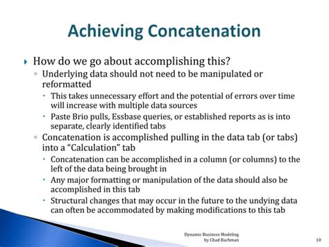 Dynamic Business Modeling PPT