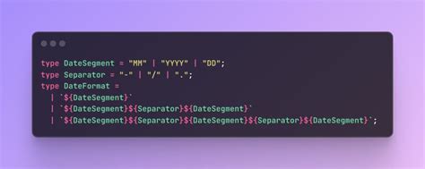 Mohammad Zolfaghari On Linkedin Typescript Template String Tipsandtrick Type Date Format