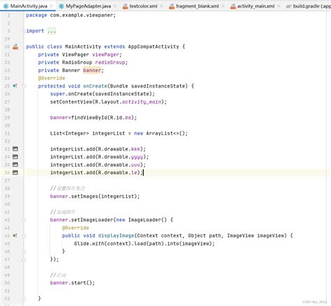 Androidviewpager与fragment结合及轮播图实现 Csdn博客