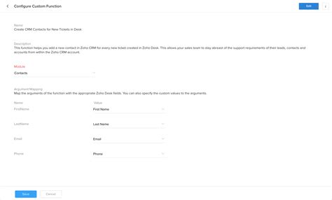 Gallery And Customized Functions Zoho Desk Knowledgebase