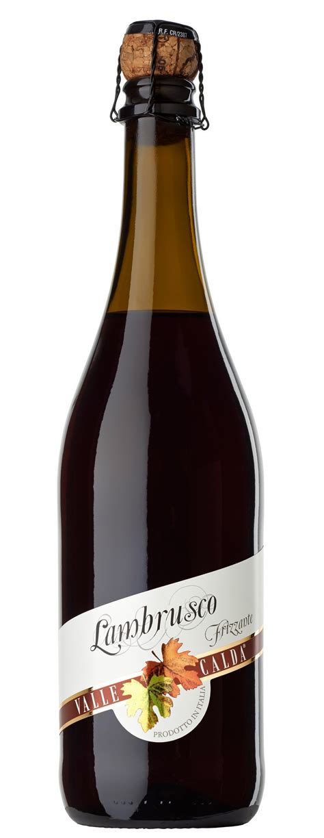 VALLE CALDA LAMBRUSCO PROVINCIA DI MANTOVA IGT ROSSO FRIZZANTE AMABILE ...
