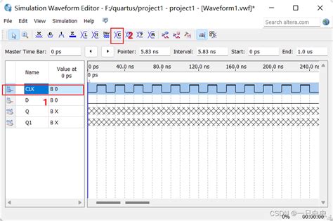 Quartus完成d触发器及时序仿真vhdl实现同步置位异步清零d触发器quartus Csdn博客