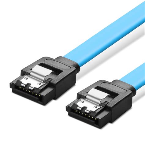 Sata Cable Iii 6gbps Hdd Sdd Data Cable 15 Inch Blue 8 Pin 60 Gbps