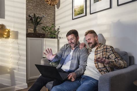 Video Calling With Friends Stock Image Image Of Peaceful 241196879