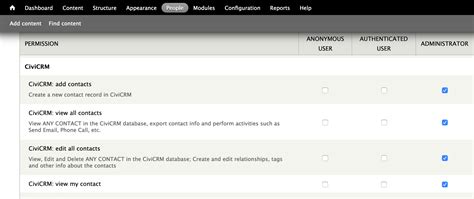 Permissions Developer Guide CiviCRM Documentation