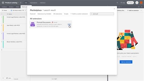 Airtable Extension For Seamless Document Creation