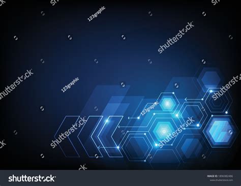 Technology Abstract Futuristic Circuit Board Background เวกเตอร์สต็อก ปลอดค่าลิขสิทธิ์