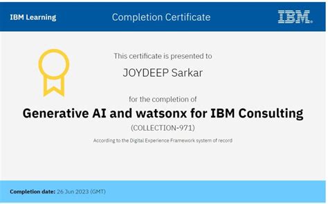 Joydeep Sarkar On Linkedin Footsteps Towards Watsonx And Generative Ai Journey For Ibm