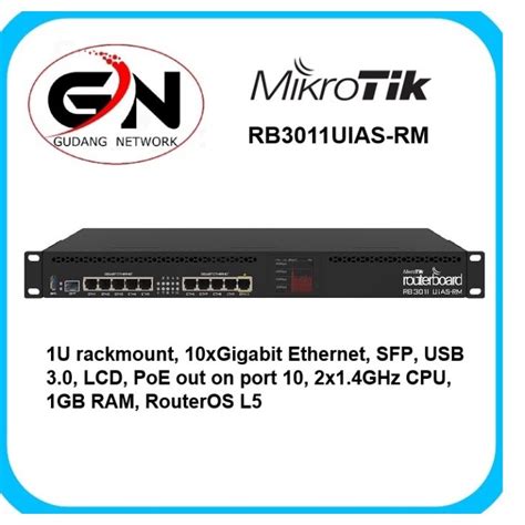 Jual Mikrotik Rb Uias Rm Routerboard Xgigabit Ethernet Usb