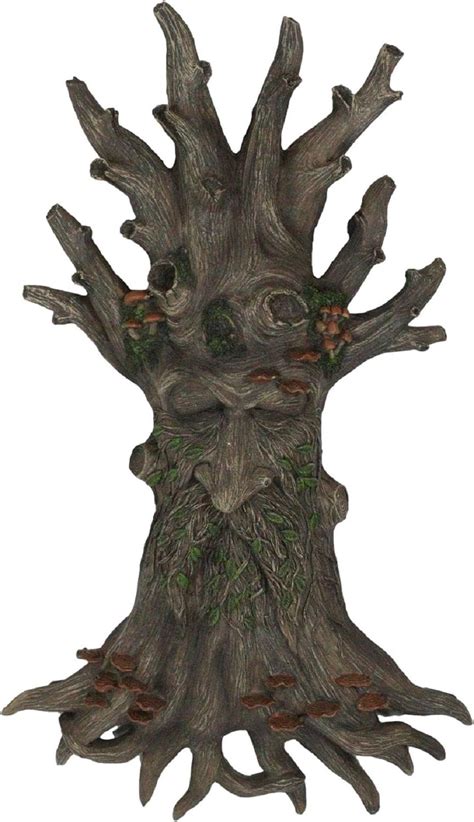 Millwood Pines Wiccan Celtic Tree Ent Greenman Tree Man With Bracket Fungi Wall Decor Plaque