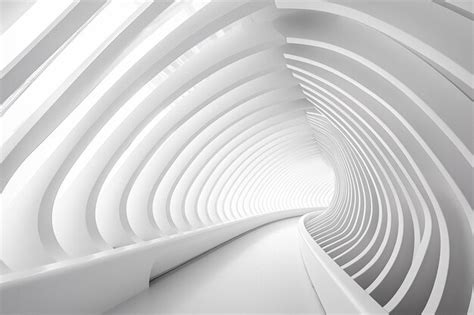 Premium Photo Abstract Architectural Background Arch Interior Extension Tunnel Space 3d Rendering