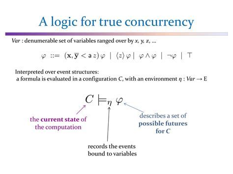 Ppt A Logic For True Concurrency Powerpoint Presentation Free