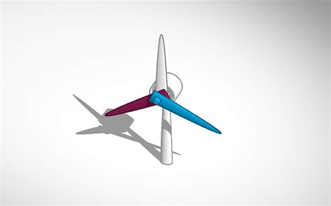 3d Design Wind Turbine Tinkercad