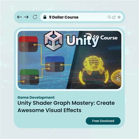 course 3159 — unity shader graph mastery create awesome visual effects