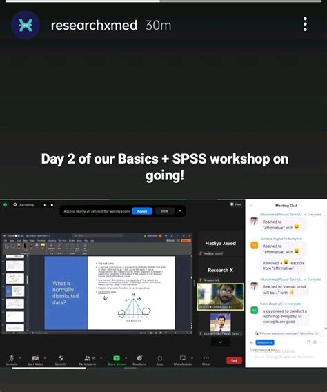 Muhammad Fawad Tahir On Linkedin Basics And Spss Workshop Is Happening