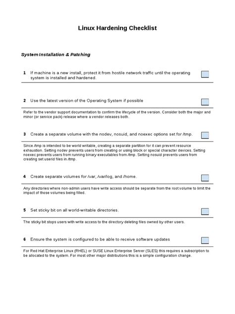 Ucd Linux Security Checklist Pdf Secure Shell Firewall Computing