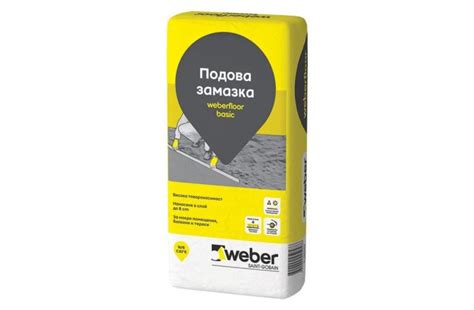Циментова подова замазка Weber L300 бейсик 25 кг