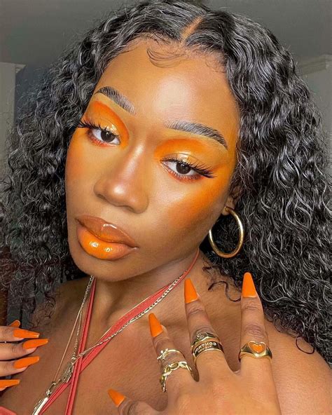 Orange Eye Makeup