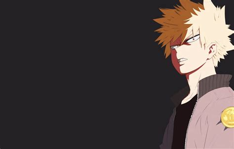 Wallpaper Look Background Guy Boku No Hero Academy Bakugou Katsuki
