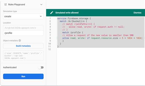 Firebase Storage Security Rules Property Size Is Undefined On Object Stack Overflow