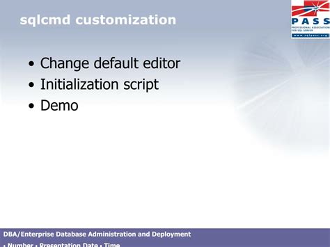 Ppt Scripting And Automation With Sqlcmd Powerpoint Presentation