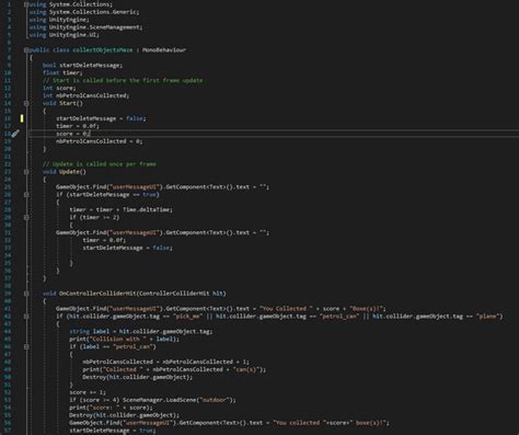 Getting Object Reference Not Set To An Instance Of An Object Runity3d