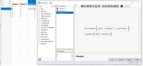 Solved Differentiate Between Entire Column And Current Row Jmp User
