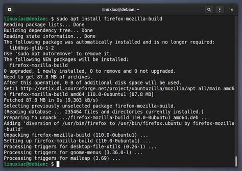 how to install the latest non esr firefox on debian 11