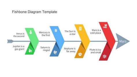 Colorful Arrow Diagram With Arrows PowerPoint Template Free Download Pikbest