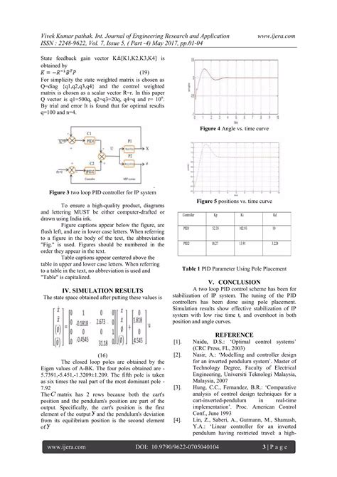 analysis and control of inverted pendulum system using pid controller pdf