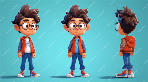 The Characters Of The Cartoon Characters Premium Ai Generated Image