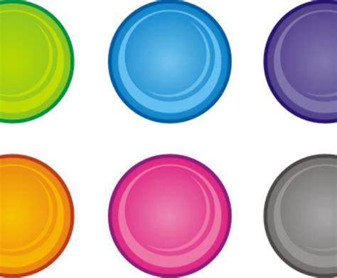 Circular Buttons Vector Art And Graphics