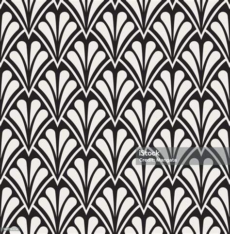 벡터 고전적인 꽃 예술 Nouveau 완벽 한 패턴입니다 세련 된 추상적인 아트 데코 텍스처입니다 0명에 대한 스톡 벡터 아트 및 기타 이미지 Istock