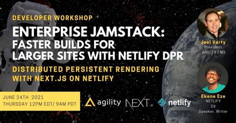 Workshop On Enterprise Jamstack How To Deploy Huge Sites With Distributed Persistent Rendering