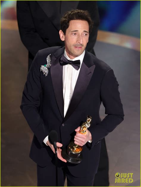 Photo Adrien Brody Wins Oscars 2025 12 Photo 5132566 Just Jared