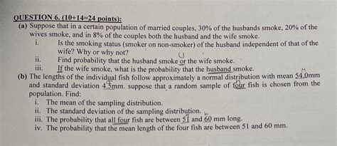 Solved QUESTION 6 10 14 24 Points A Suppose That In Chegg Com