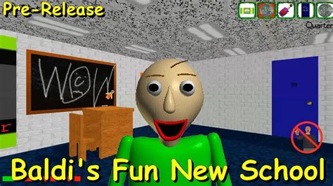 Ending Baldis Fun New School Pre Release Baldis Basic Custom Map
