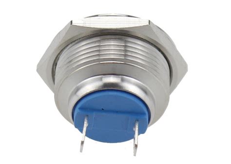 Mm IP NC NO Doorbell Self Reset Alloy Momentary Piezo Switch
