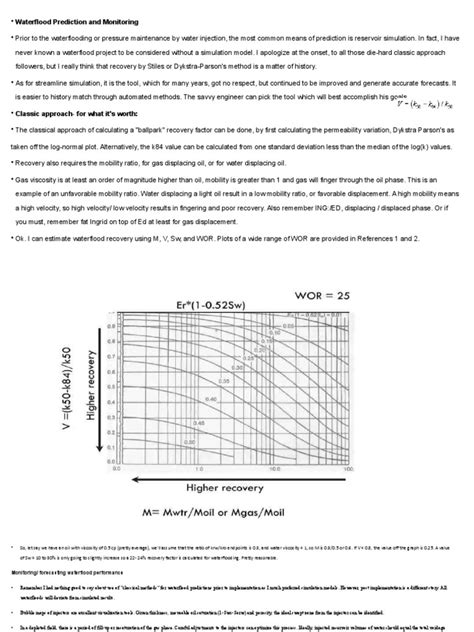 Xplot For Water Flooding Pdf Forecasting Simulation