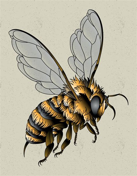 Aggregate More Than 84 Realistic Honey Bee Tattoo Latest Vn
