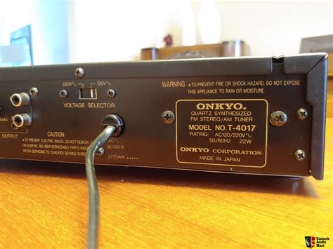 Onkyo Integra T4017 Tuner Photo 2983273 Us Audio Mart