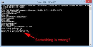 Exchange 2013 2010 SMTP Error 550 5 7 1 Unable To Relay A Fault