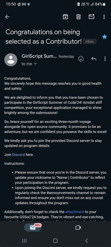 Delighted To Share That Ive Been Chosen For The Esteemed Girlscript Summer Of Code Gssoc