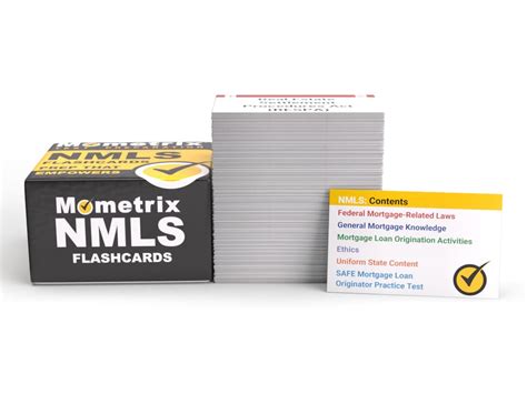 NMLS Study Cards With NMLS Practice Questions